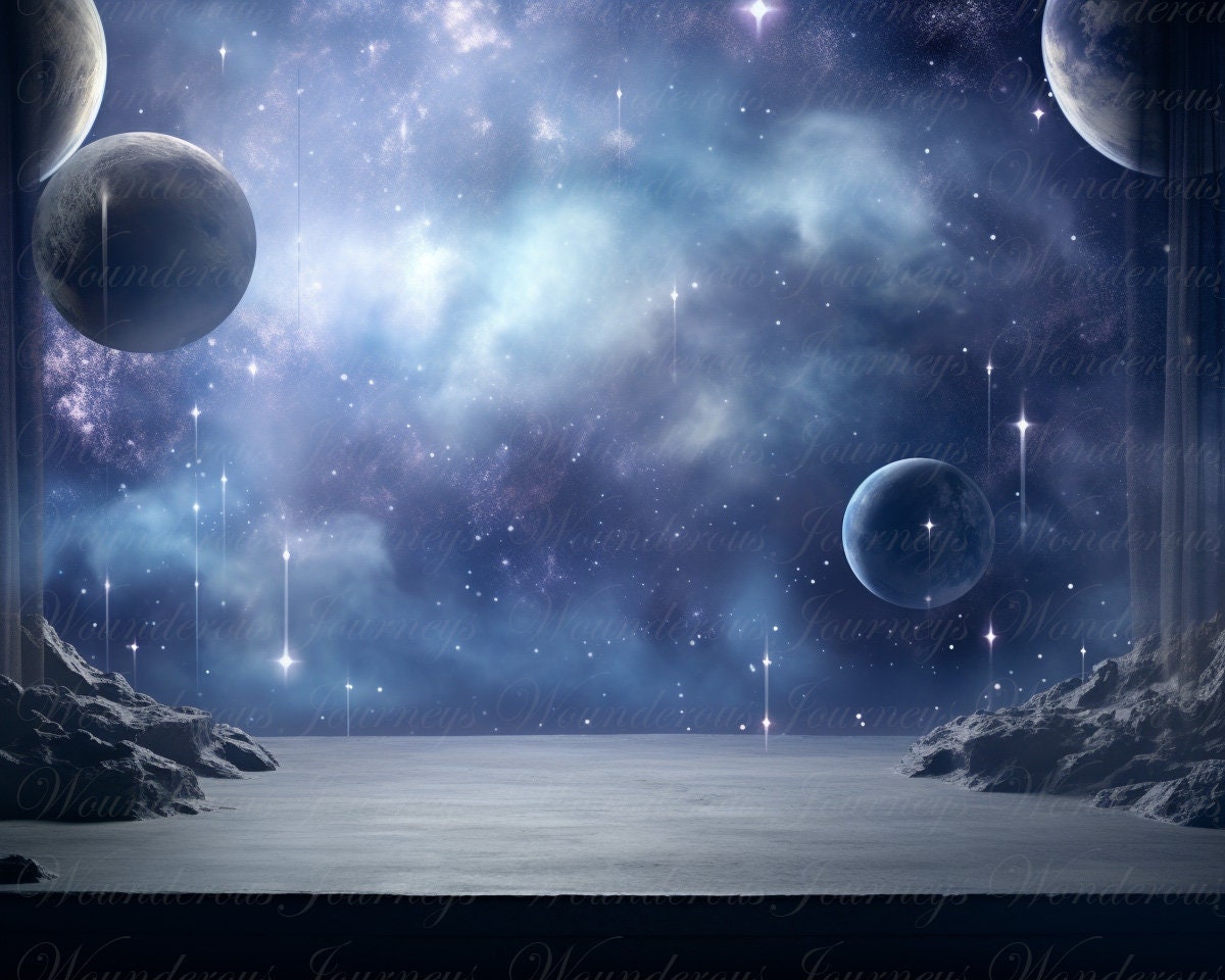 Space Digital Backdrop, Space Background, Photography Composite ...