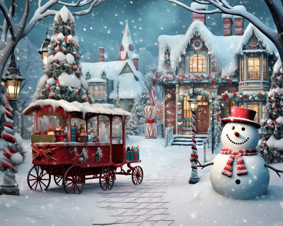 Christmas Backdrop, Winter Magic, Winter, Snowy Forest, Magical ...
