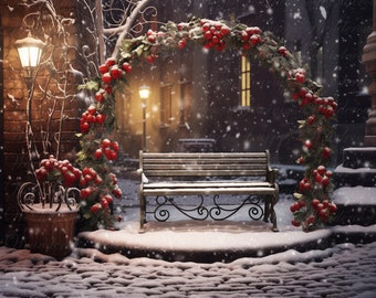 Christmas Backdrop, Winter Magic, Winter, Snowy Forest, Magical ...