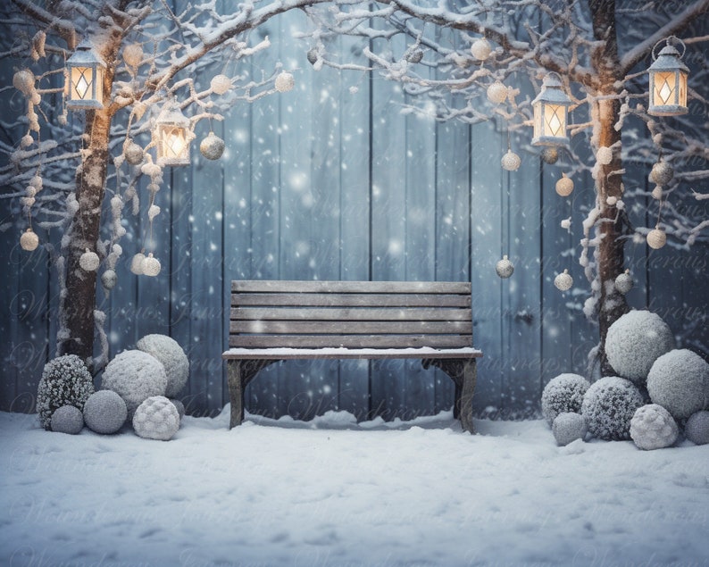 Christmas Backdrop, Winter Magic, Winter, Snowy Forest, Magical ...