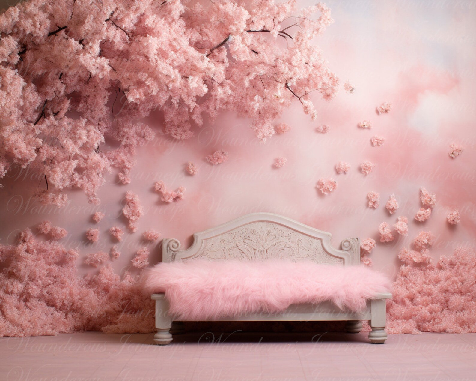 Newborn Digital Backdrop, Digital Background Newborn, Digital, Girl ...