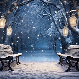 Christmas Backdrop, Winter Magic, Winter, Snowy Forest, Magical ...