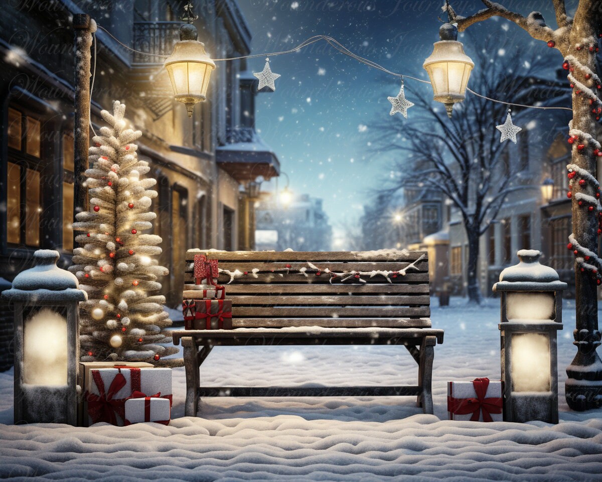 Christmas Backdrop, Winter Magic, Winter, Snowy Forest, Magical ...