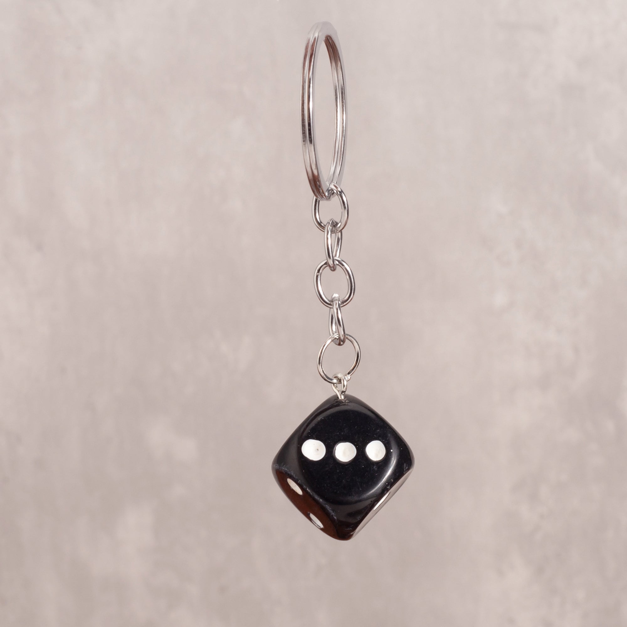 Keychain Handmade Playing Dice Key Ring, Handmade Dice Keychain ...