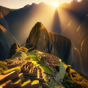 Exclusive Digital Download: Dawn at Machu Picchu From Intipunku - High ...