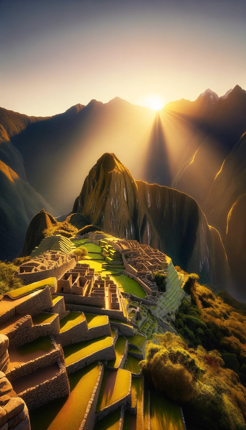 Exclusive Digital Download: Dawn at Machu Picchu From Intipunku - High ...