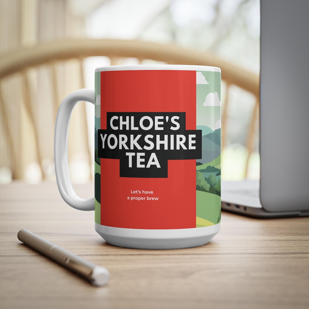 Personalized Yorkshire Tea Mug: Funny Brewing Instructions, Custom ...