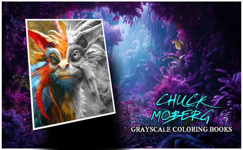 50 Creatures of the Underworld Vol. 2 - Grayscale Colored Pencil ...