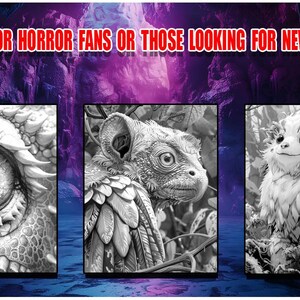 50 Creatures of the Underworld Vol. 2 - Grayscale Colored Pencil ...