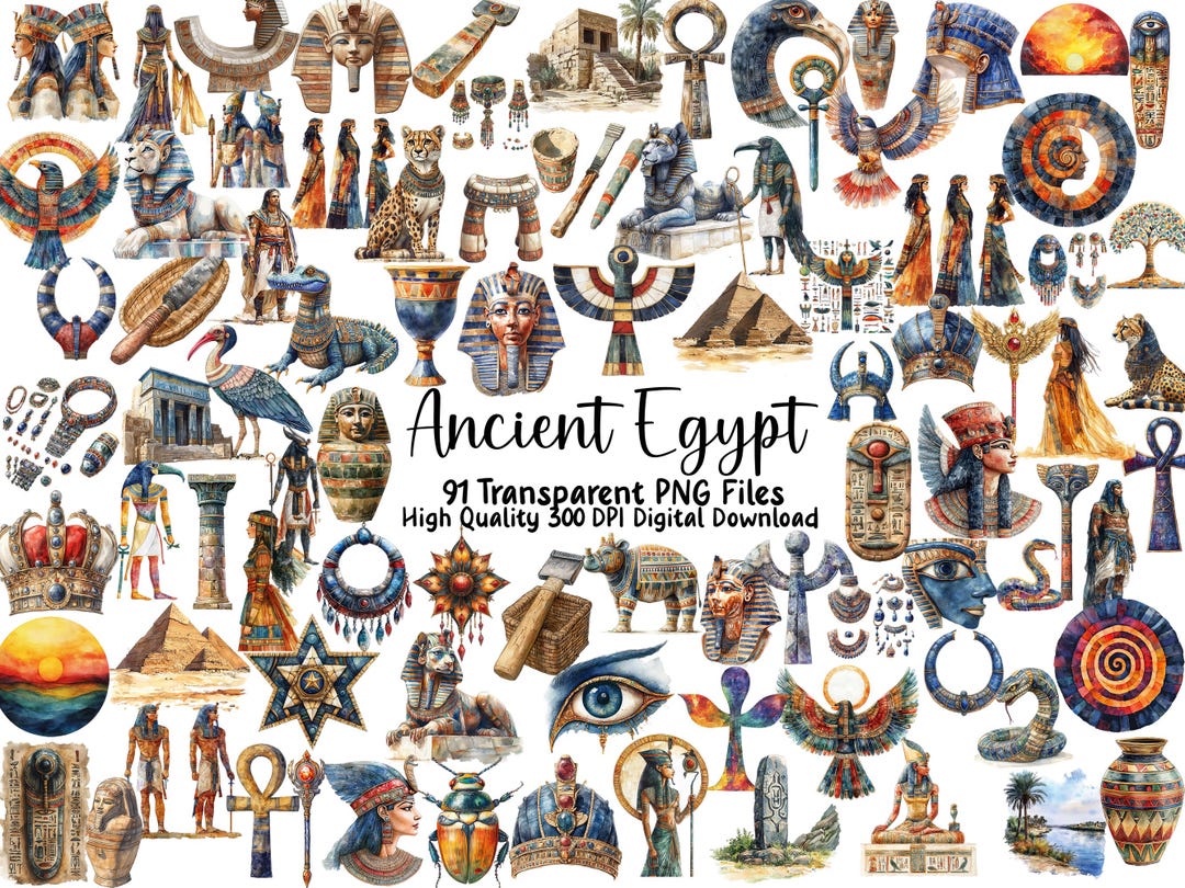 Ancient Egypt Clipart, Hieroglyphics, Teacher Materials, Egyptian ...