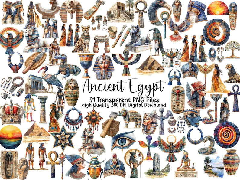 Ancient Egypt Clipart, Hieroglyphics, Teacher Materials, Egyptian ...