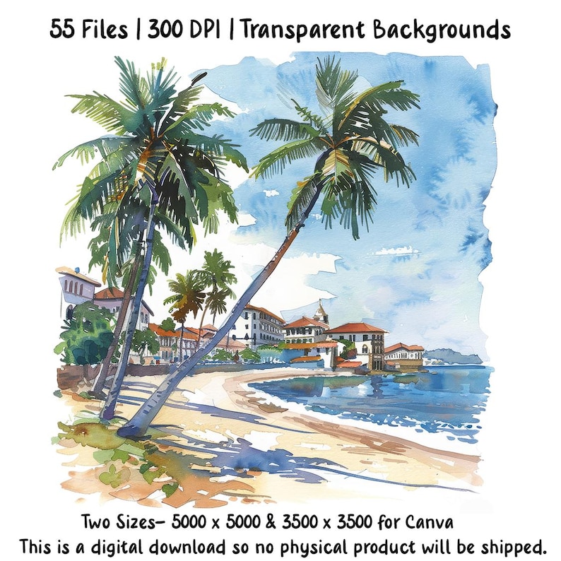 Ivory Coast Clipart, Côte D’ivoire Watercolor Illustrations, African ...