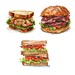 Watercolor Sandwiches II Bundle, PNG, Breakfast Sandwich, Digital ...