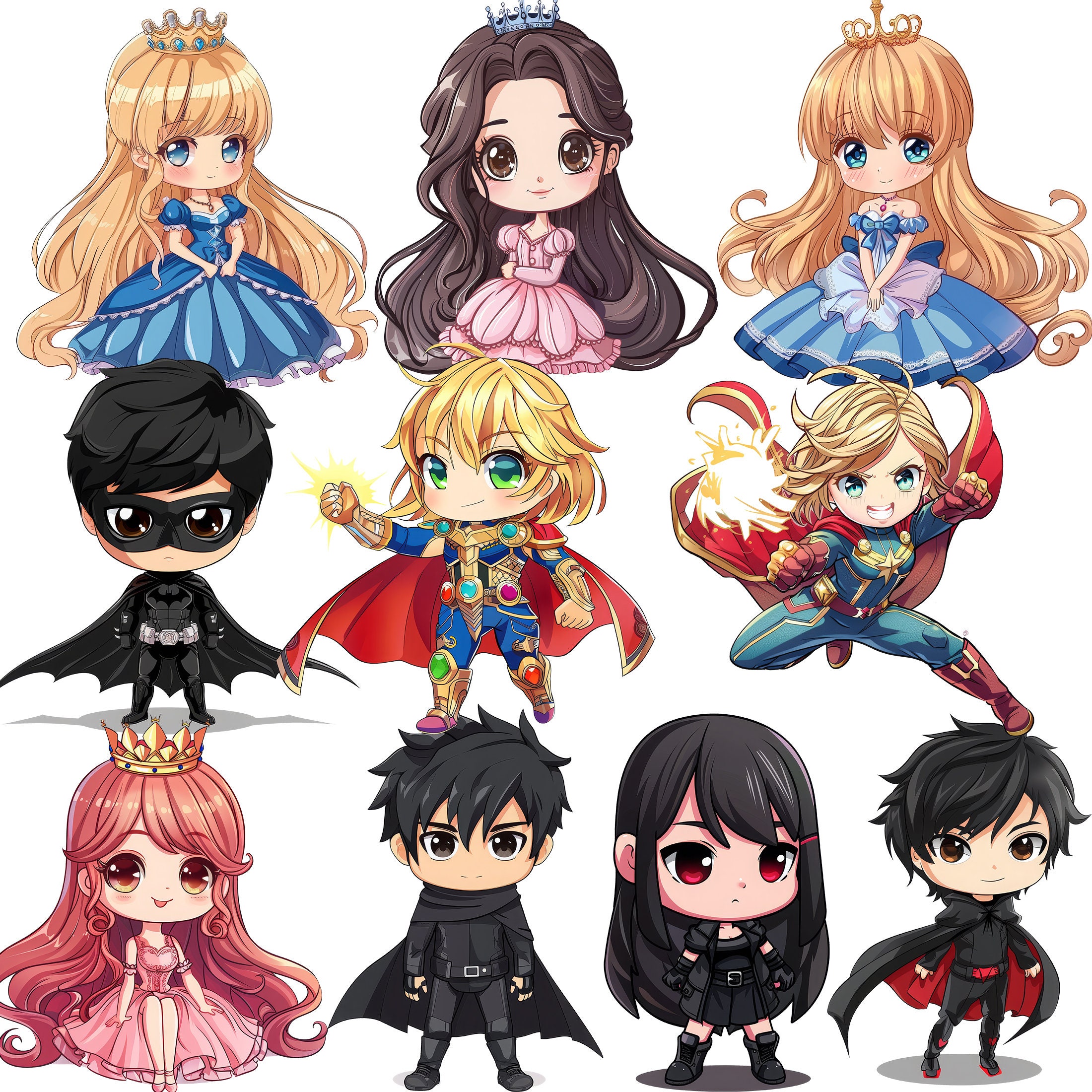 ANIME Clipart DESIGN Bundle, Best Design All Anime Design, Png ...