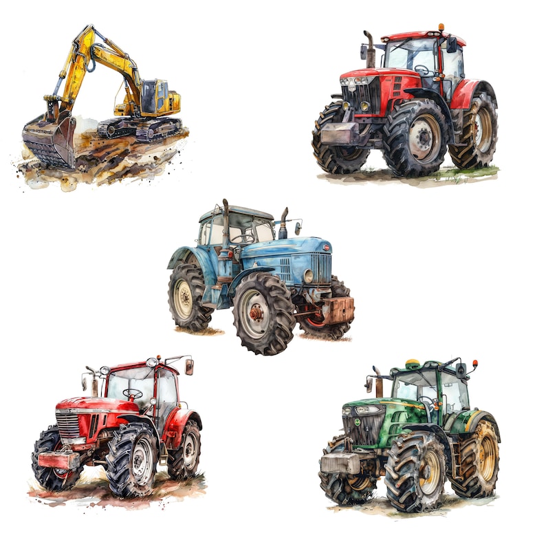 Farming Clipart Farming, Tractor Harvester Png Farm Machinery Wheat ...