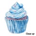 Watercolor Cupcake Clipart, Delicious Delights, PNG Files, Dessert ...