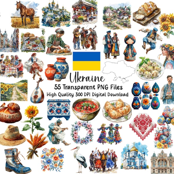 Watercolor Paper Ukraine - Etsy