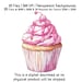 Watercolor Cupcake Clipart, Delicious Delights, PNG Files, Dessert ...