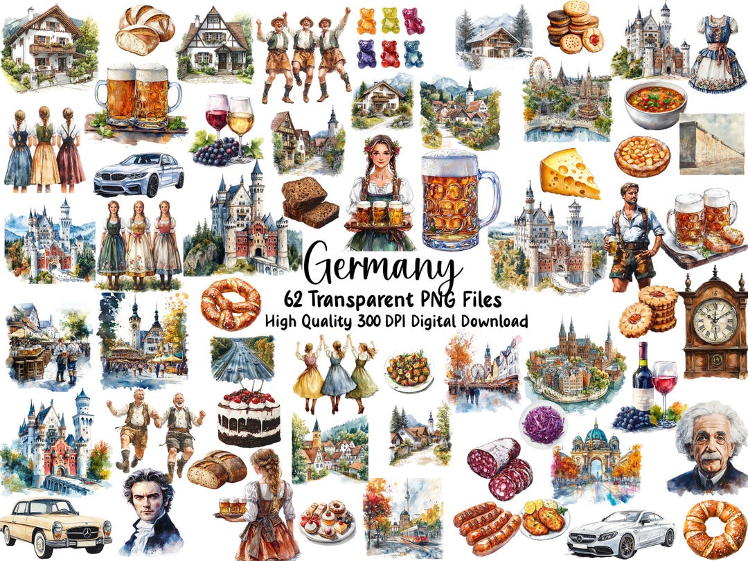 Germany Clipart , German Culture, Travel Images, Bavarian Food, Journal ...