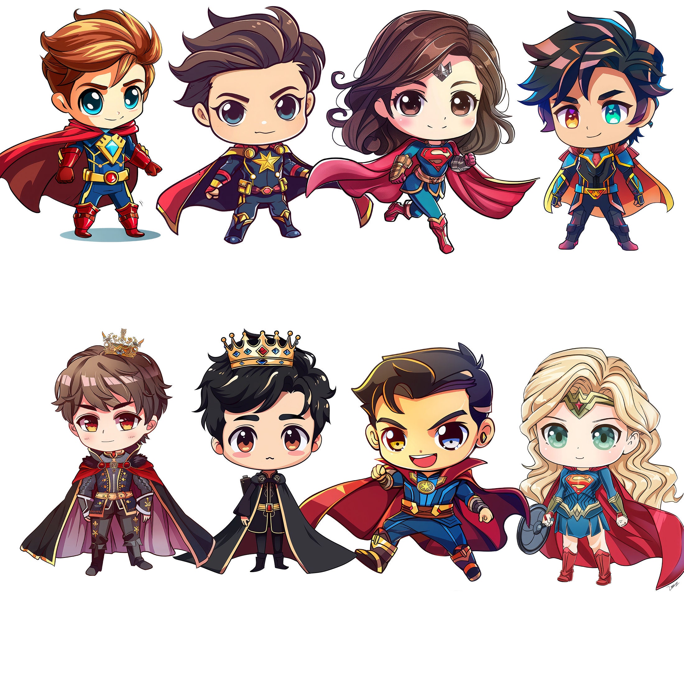 ANIME Clipart DESIGN Bundle, Best Design All Anime Design, Png ...