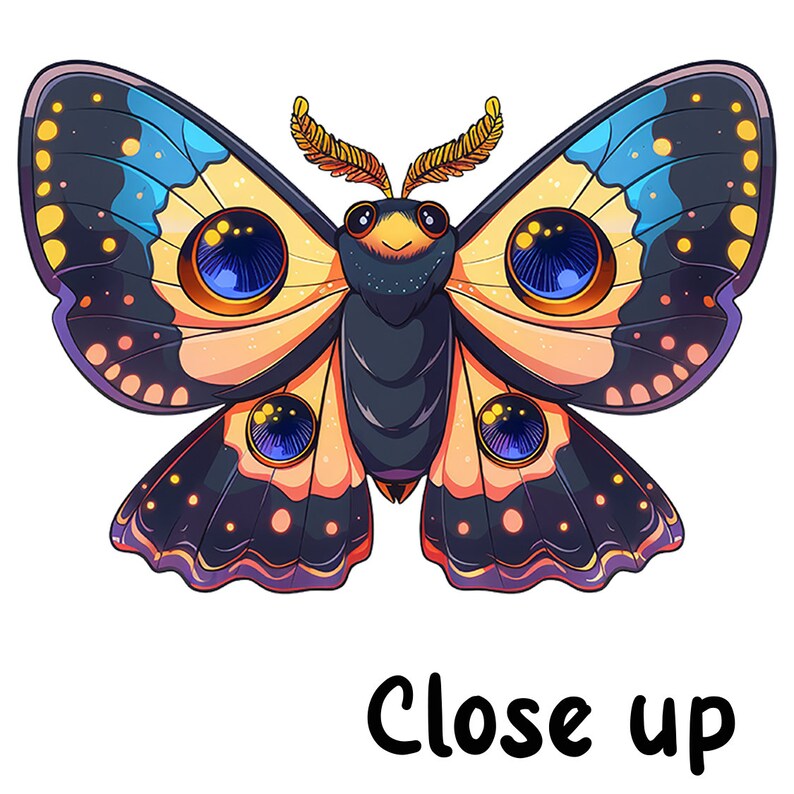 Chibi Insect Clipart Bundle, Bug Clipart Collection, Commercial Use ...