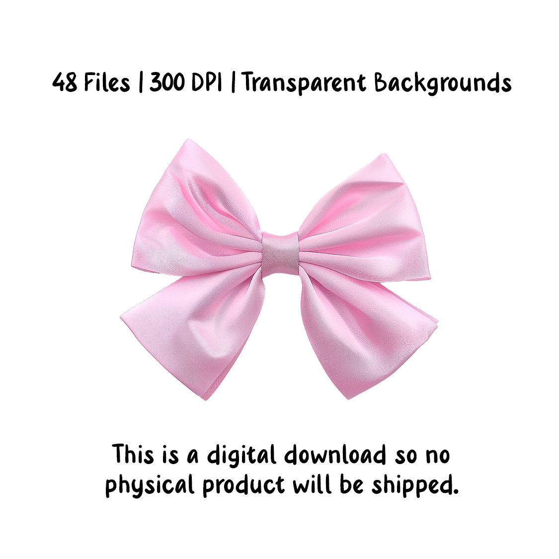 Coquette Bow Clipart Bundle, Bow PNG, Pink Bows, Pastel Ribbons ...