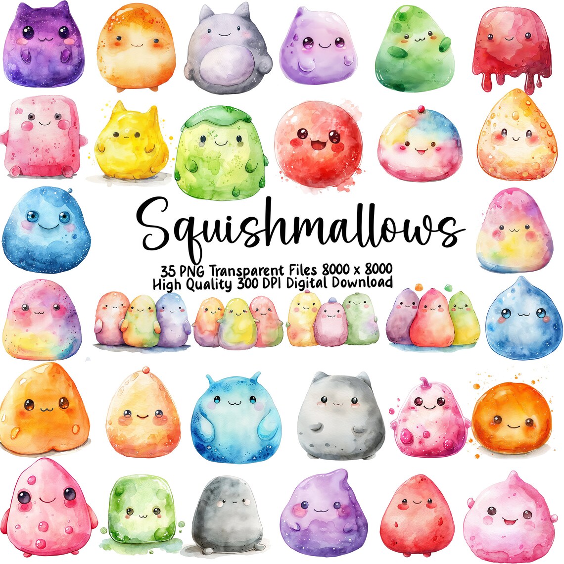 Squishmallows Png Clipart Cute Printable Sticker Squishmallow Digital ...