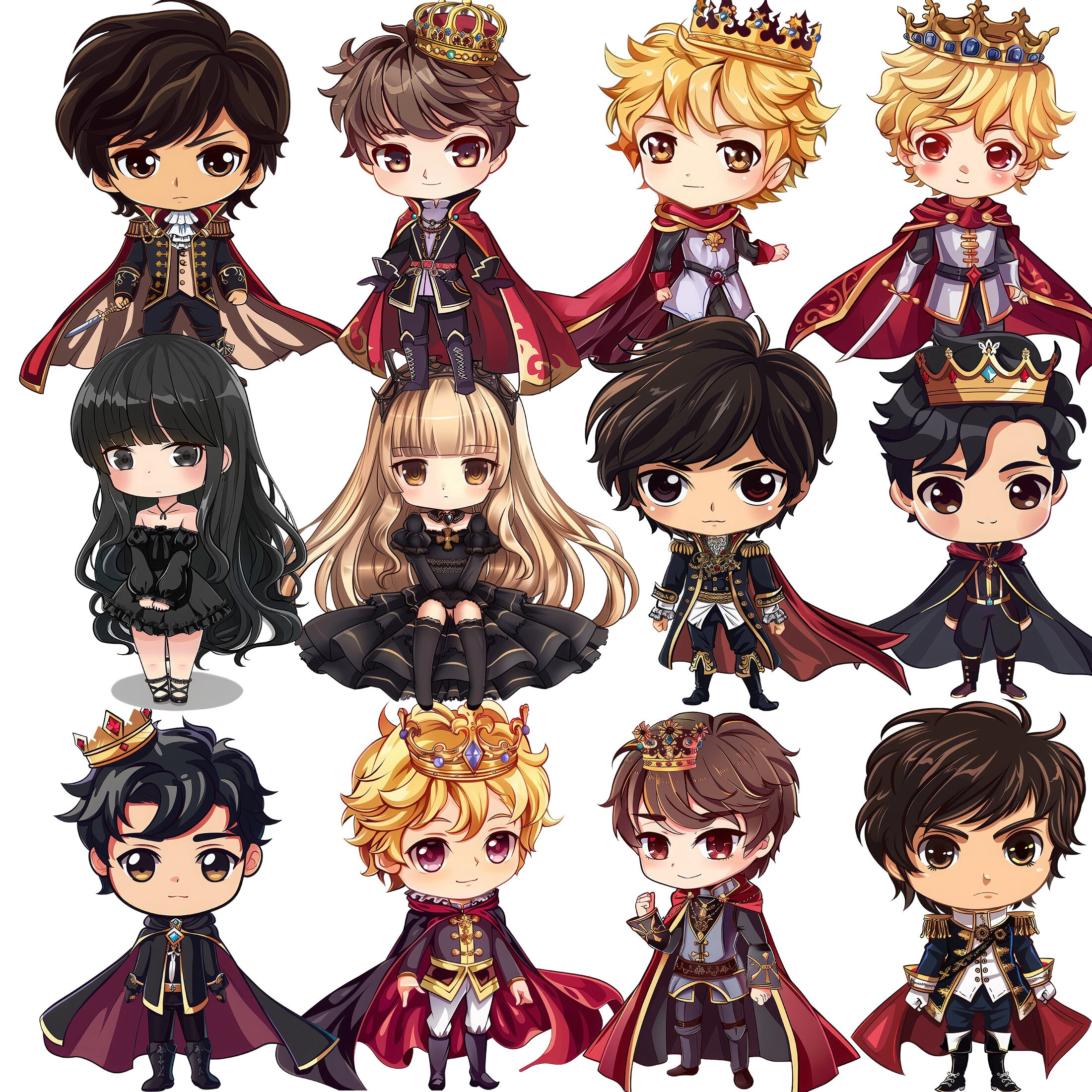 ANIME Clipart DESIGN Bundle, Best Design All Anime Design, Png ...