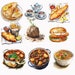 Watercolor British Food Clipart, Food Menu Art, England, Scottish ...
