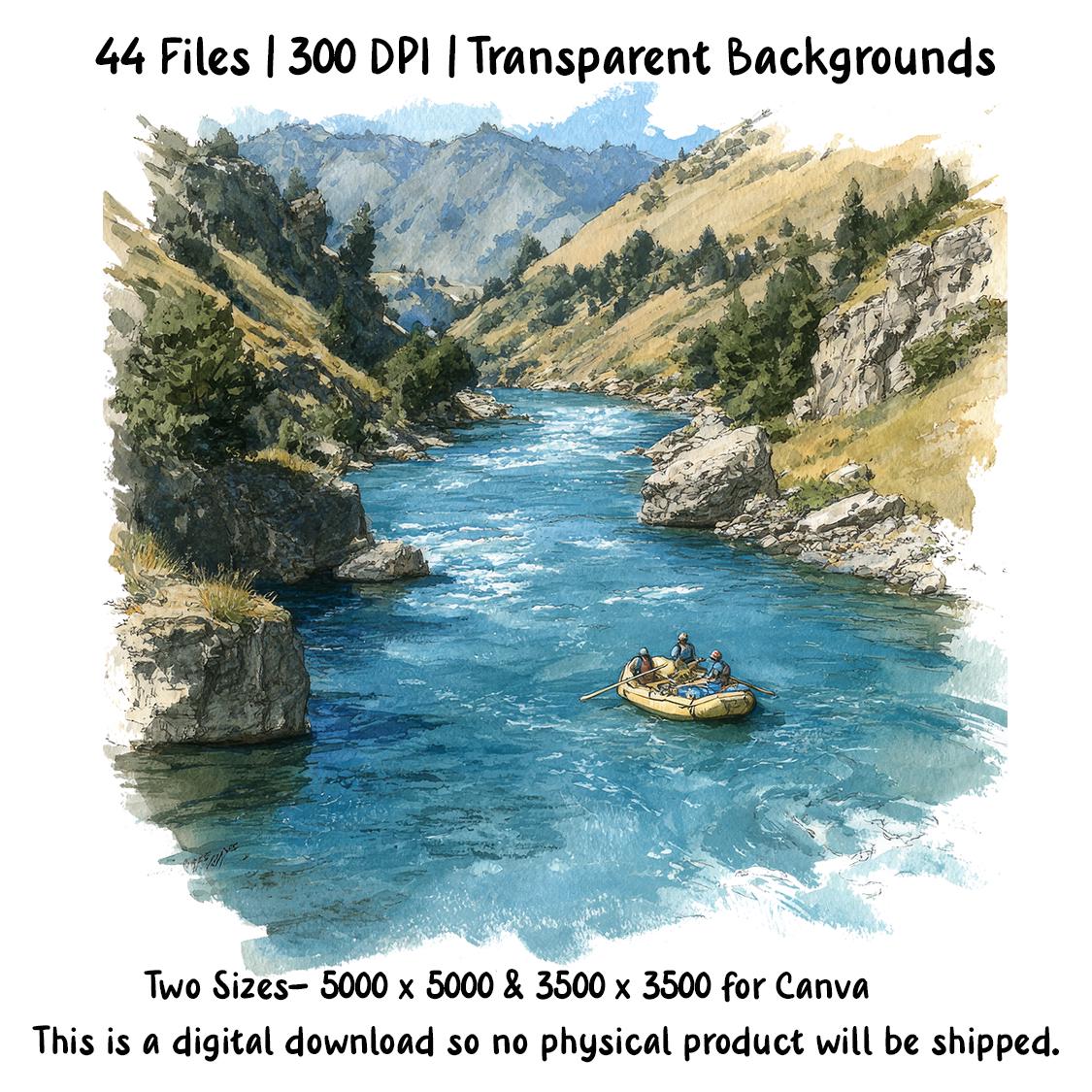 Idaho Clipart Bundle: State Landmarks, Wildlife, and Nature (digital ...