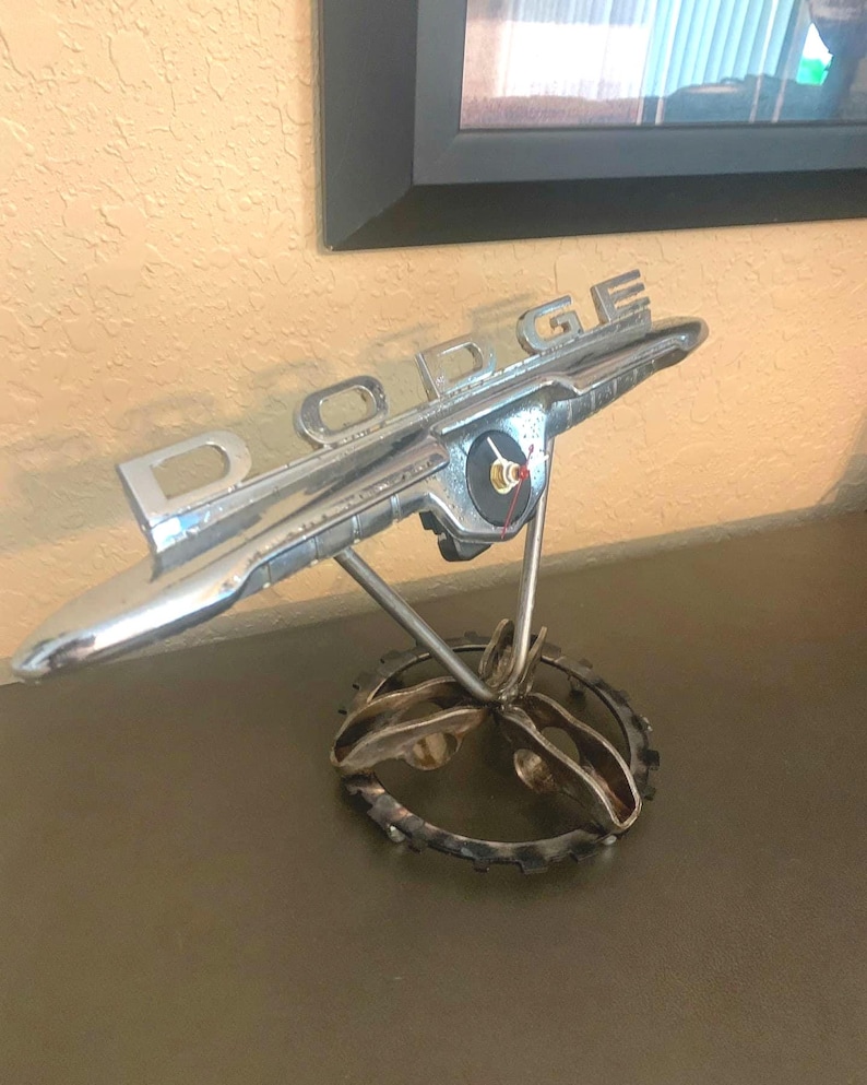 Dodge Emblem Clock. Car Part Art / Decor. Great Gift for Dad,husband ...