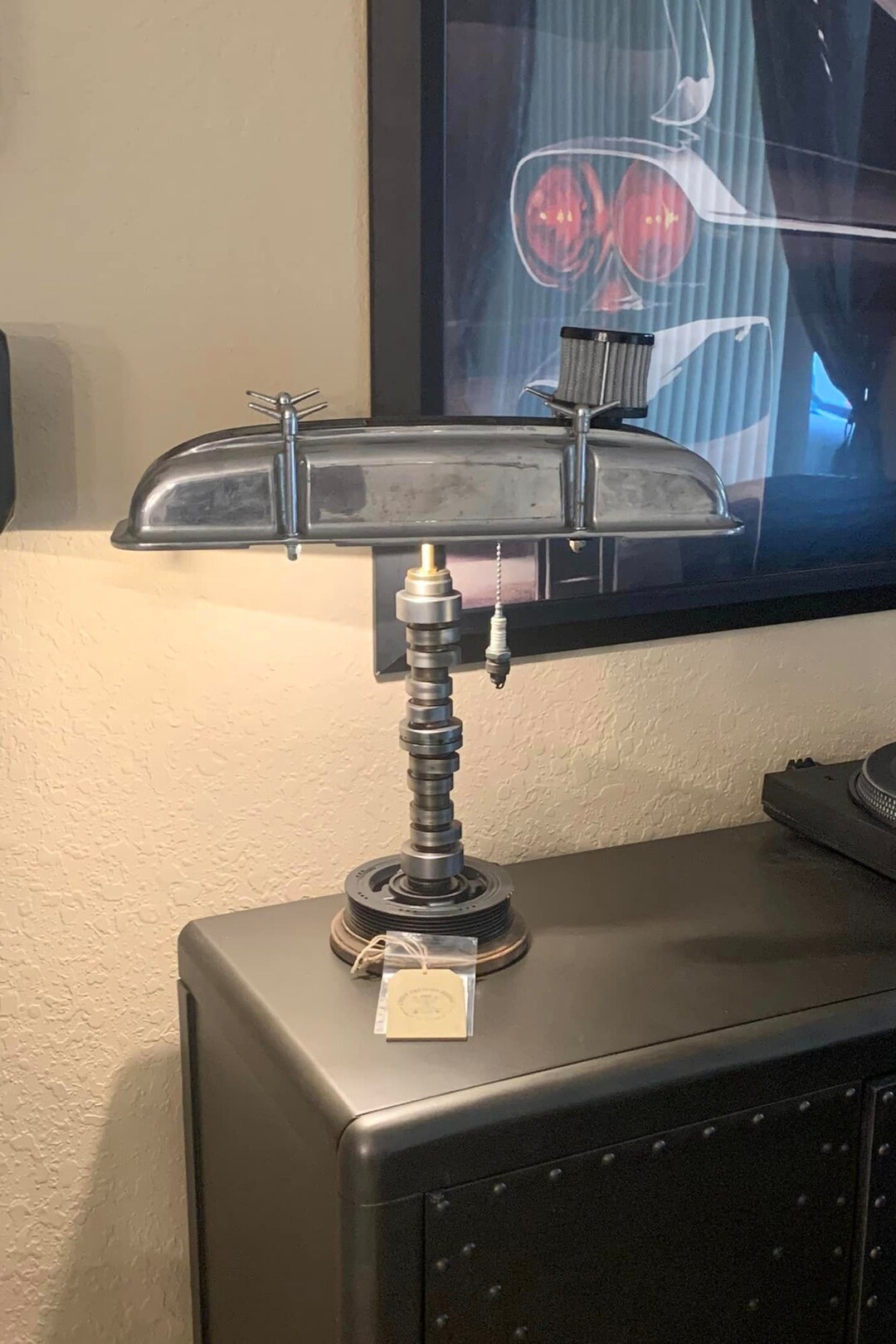 Valve Cover Camshaft Lamp center Stem Car Part Art/car Part Decor/up ...