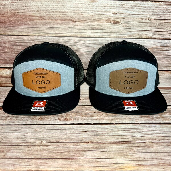 Mens Trucker Hat Flat Bill - Etsy