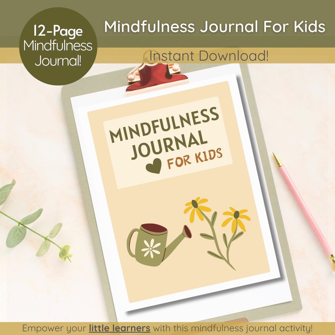 Mindfulness Gratitude Journal for Kids Emotional Regulation School ...