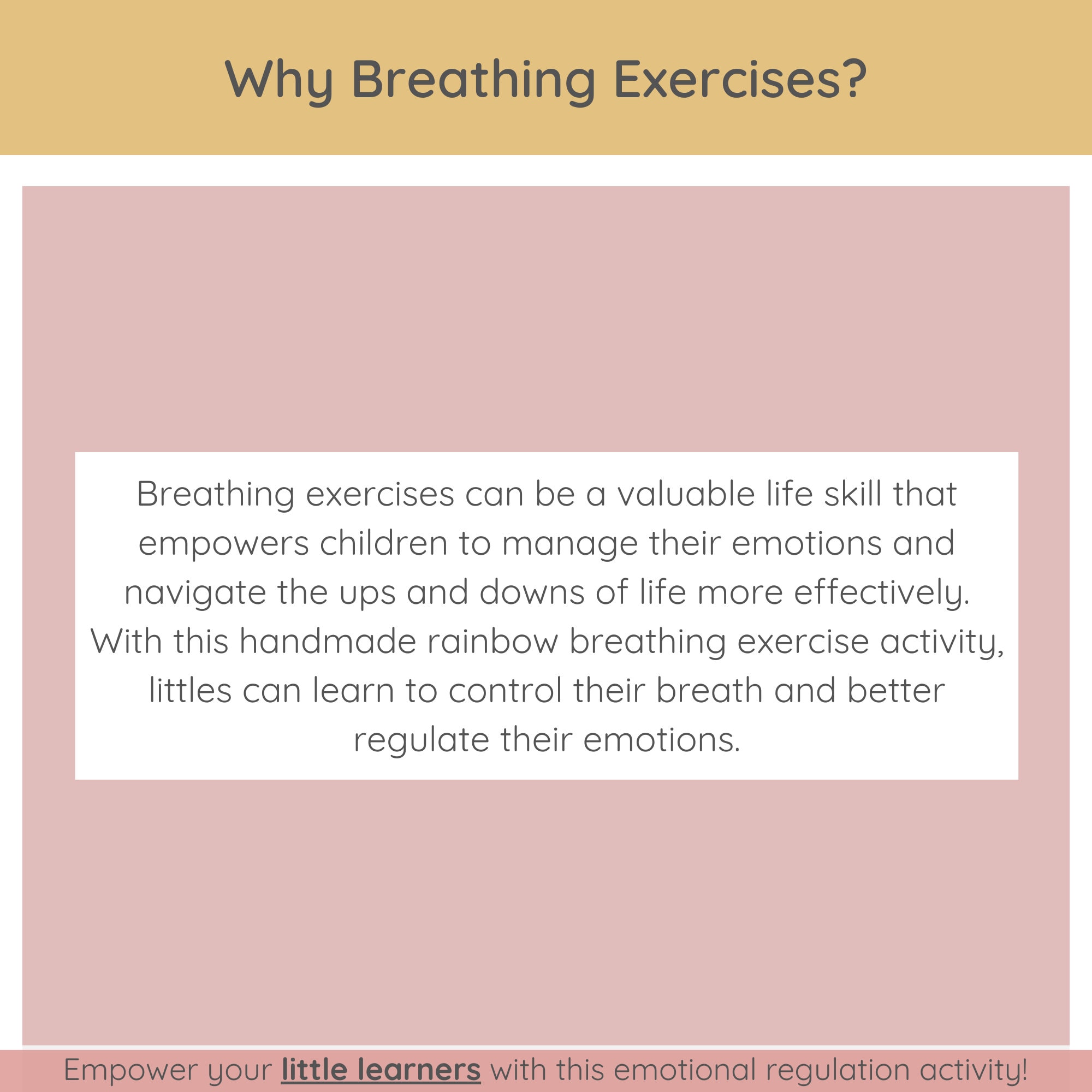 4 Pack Bundle Breathing Exercises for Littles Emotional - Etsy
