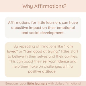 Boho Rainbow Affirmation Cards Positive for Kids Preschool Printables ...