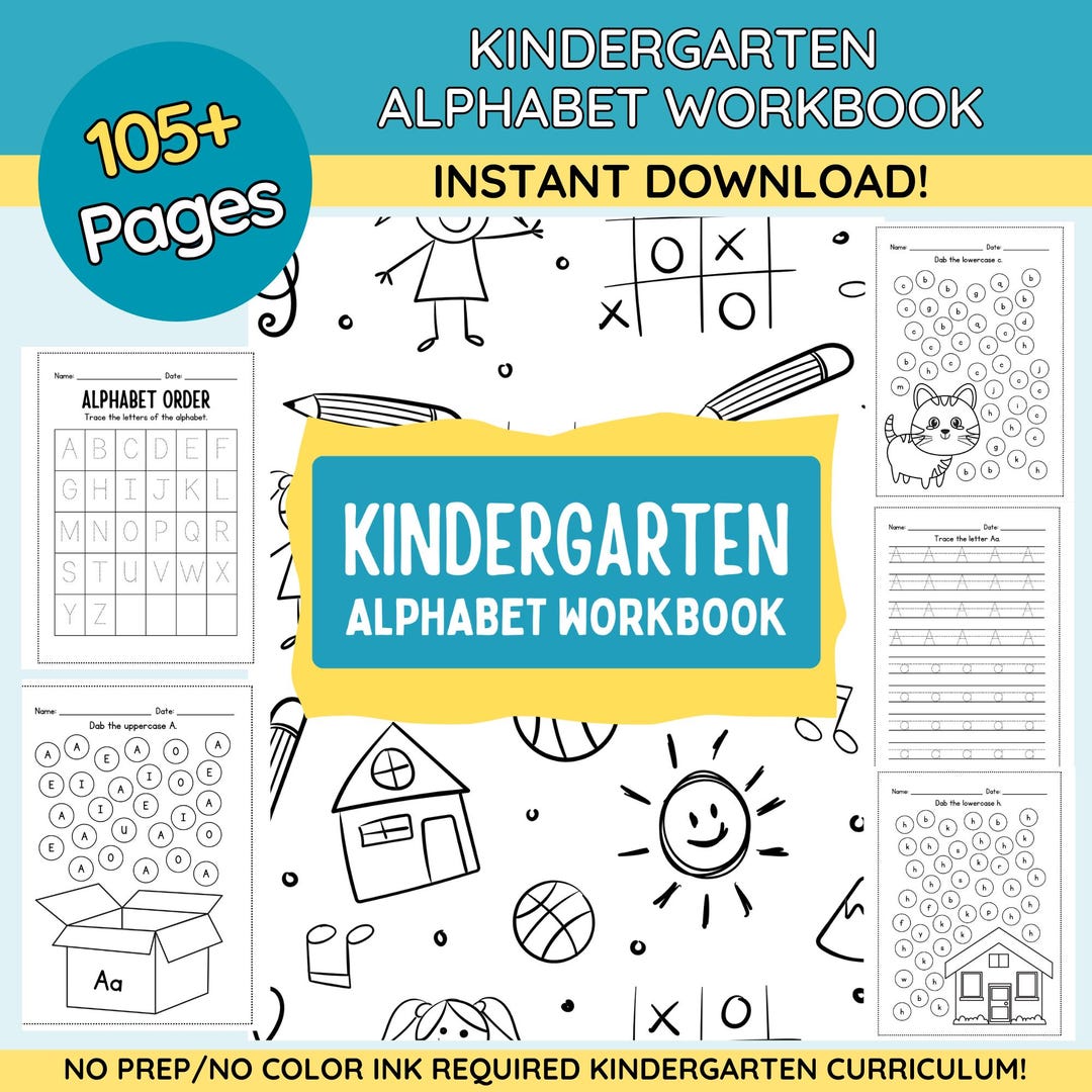 ABC Letter Tracing Workbook: Phonics, Handwriting Practice (PDF ...