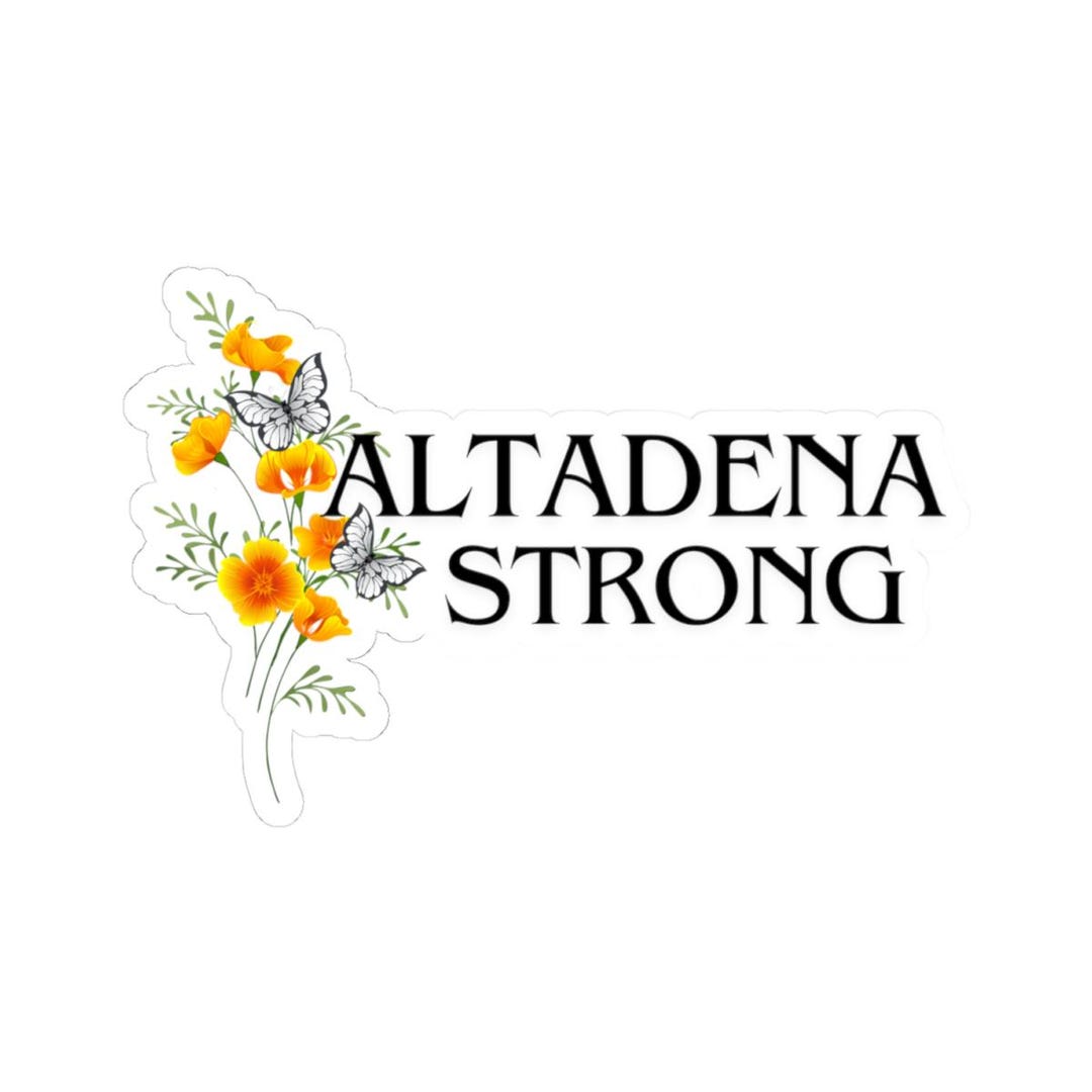 ALTADENA STRONG Poppy Bouquet Kiss-cut Stickers - Etsy