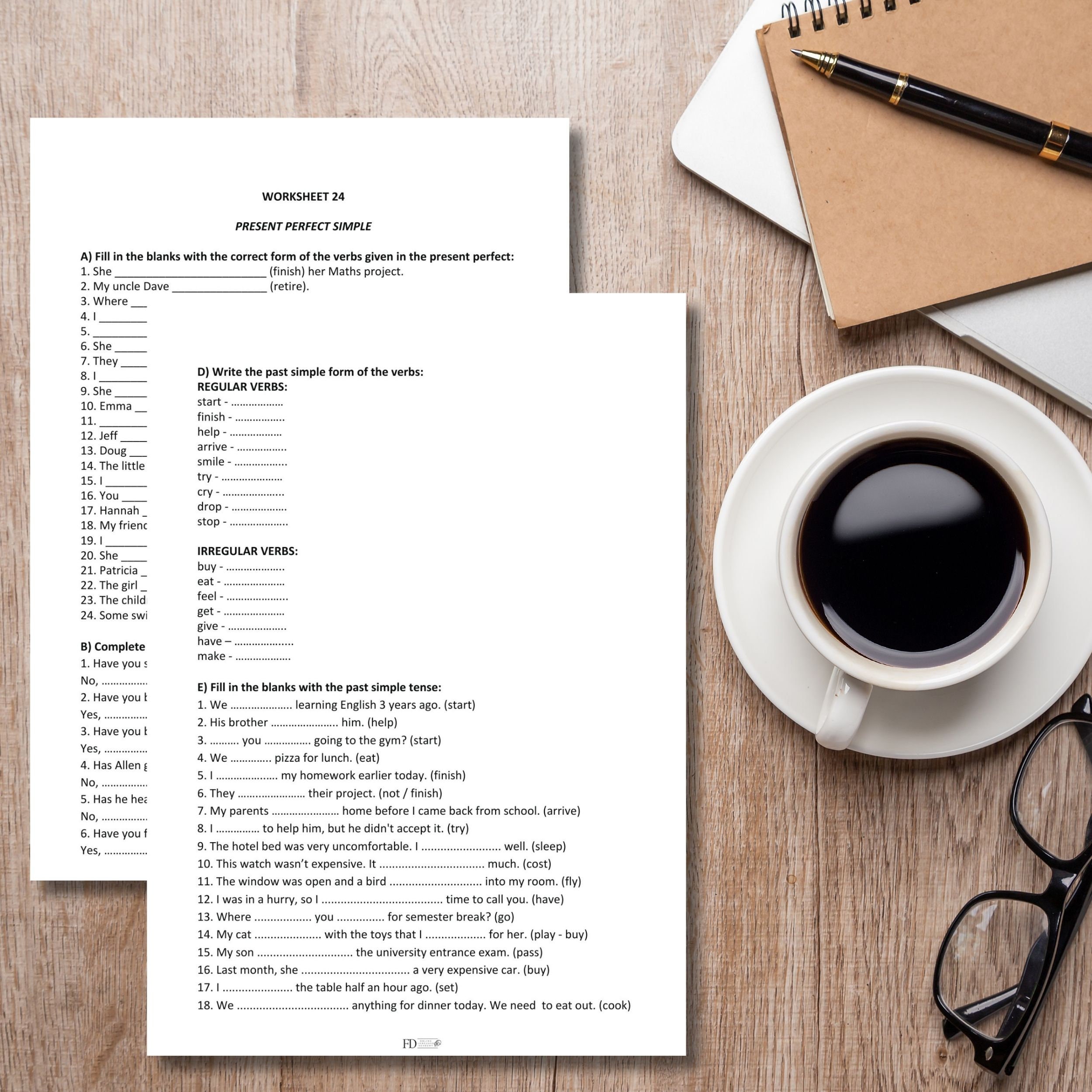 A2 Grammar Worksheets, Printable Worksheets, A2 Practice Book, Grammar ...