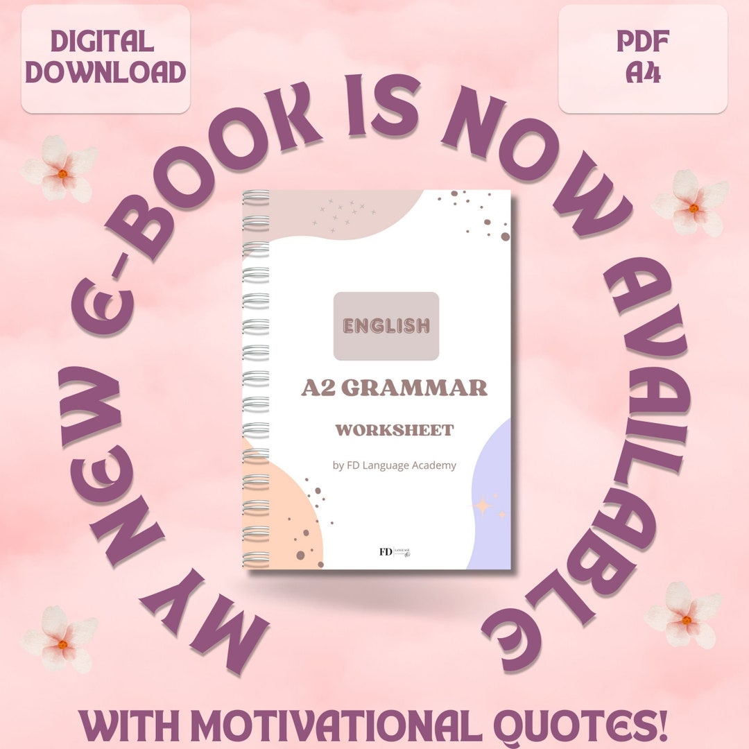 A2 Grammar Worksheets, Printable Worksheets, A2 Practice Book, Grammar ...