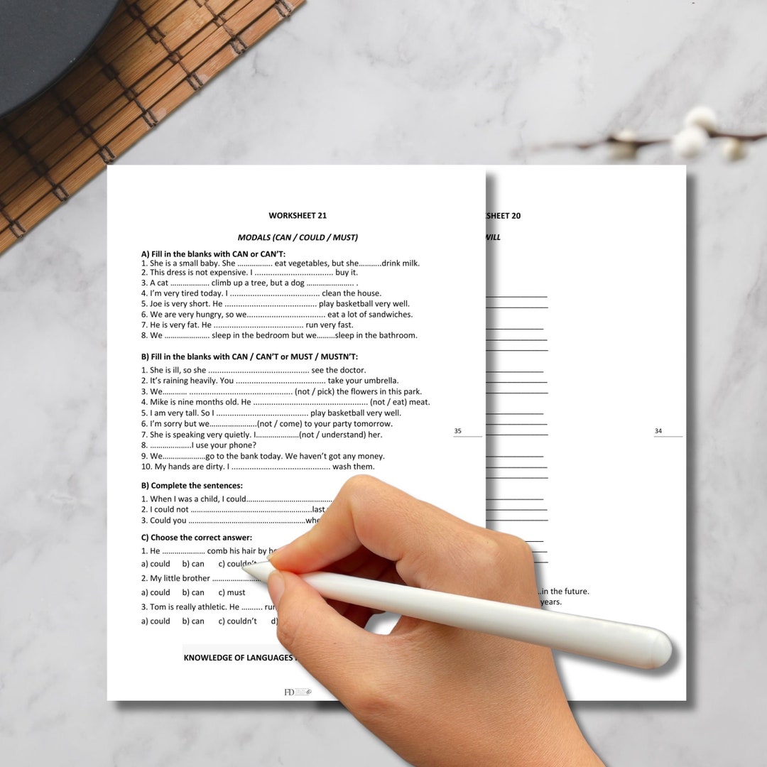 A1 Grammar Worksheets, Printable Worksheets, A1 Grammar Book, Grammar ...