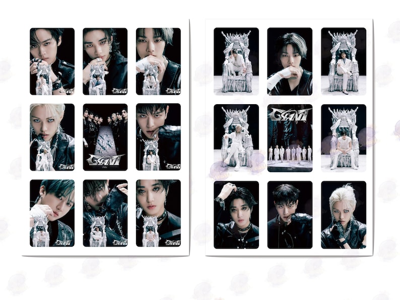 SKZ Giant Printable Digital Photocards - Etsy