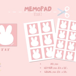 SKZOO Leebit Digital Printable Mini Memopads - Etsy