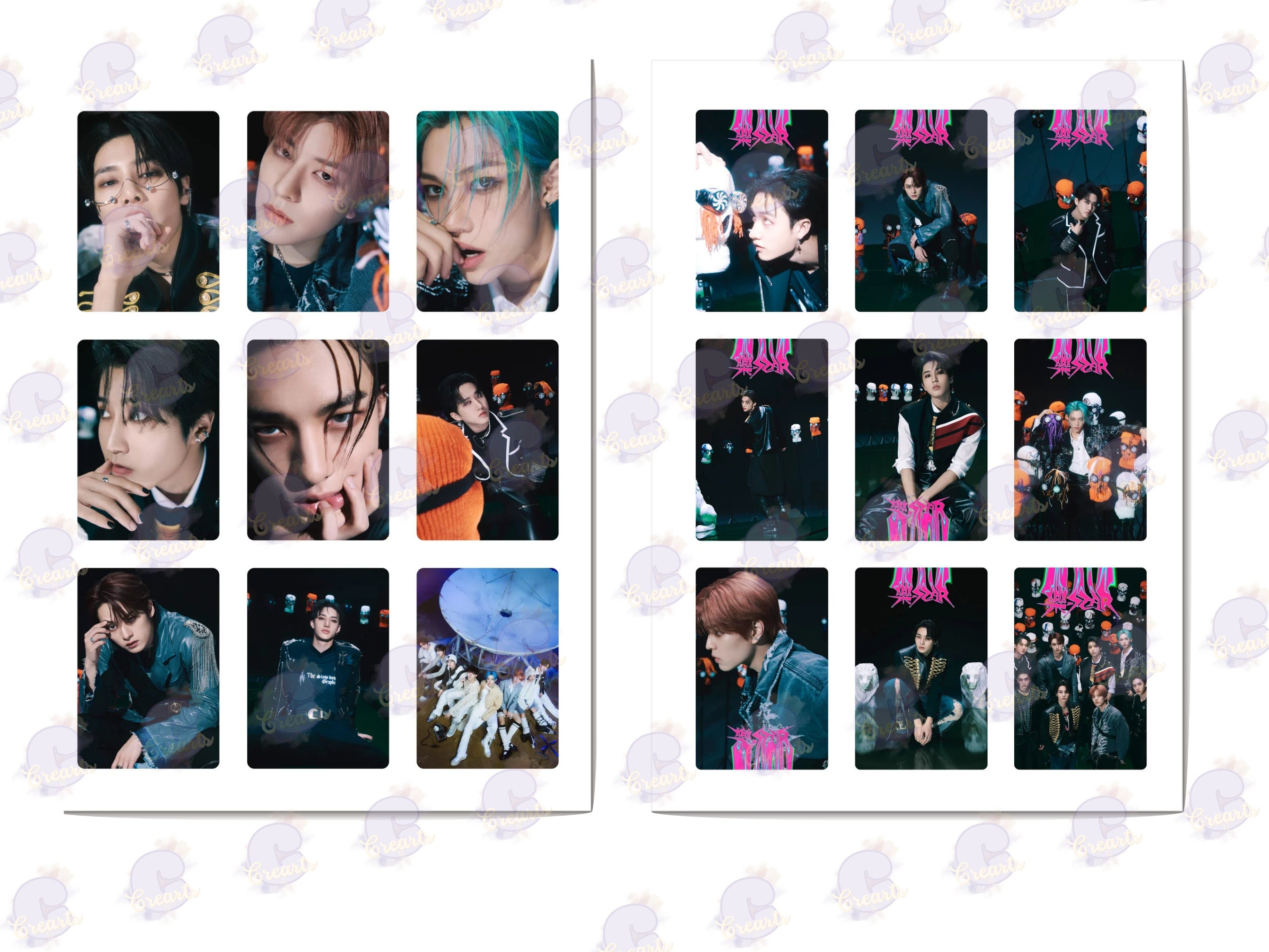 SKZ Rock-star Printable Digital Photocards - Etsy