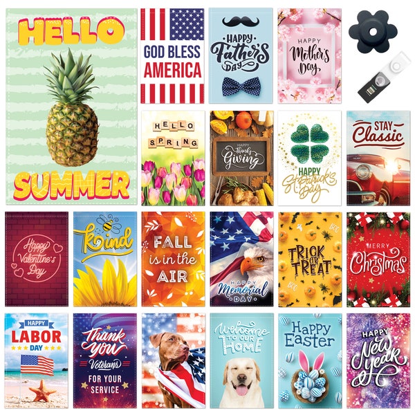 Outdoor Large Summer Flags - Etsy