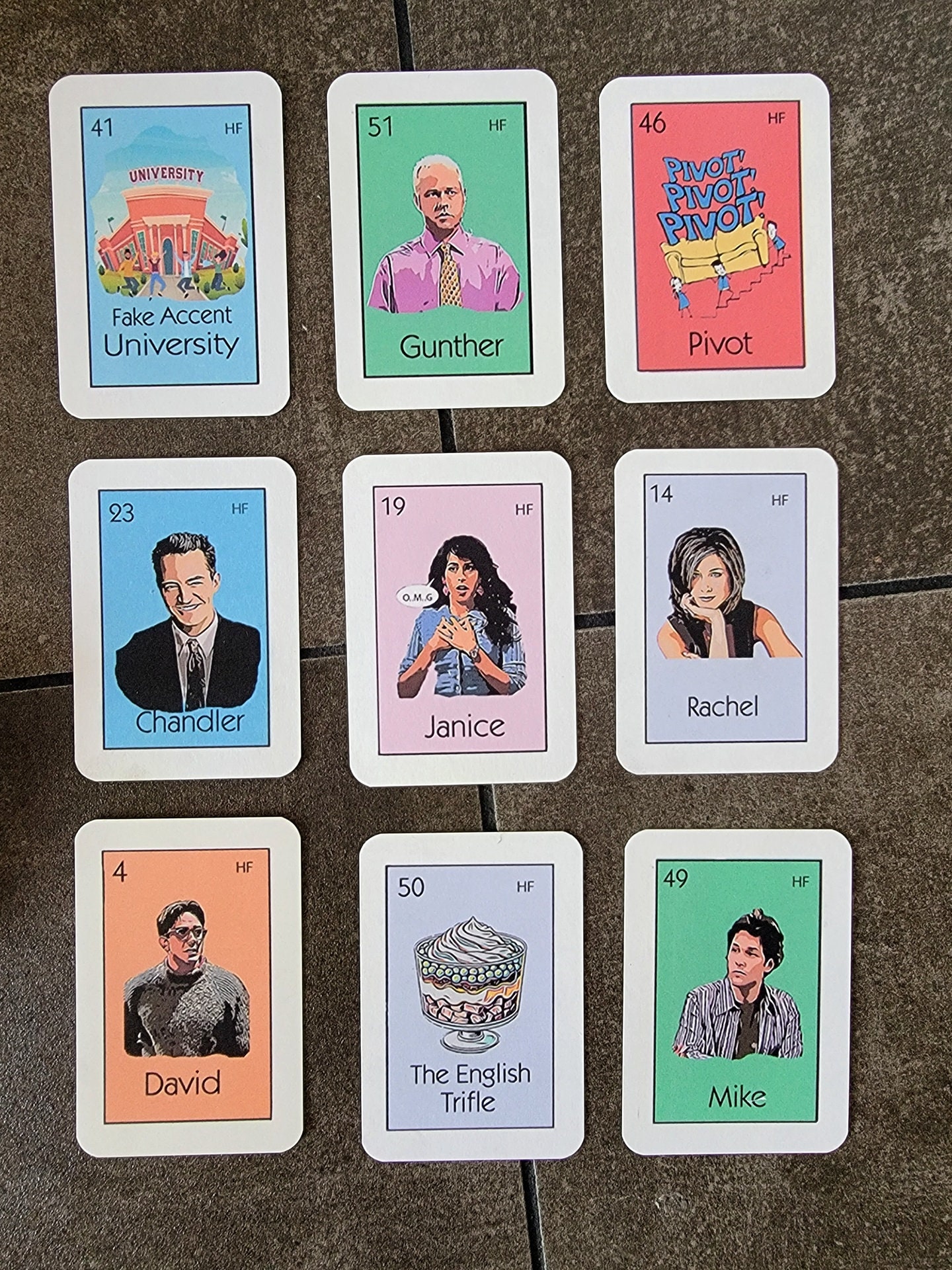 Friends, Fan Bingo, Game, Loteria, Family, Kids and Holiday, Christmas ...