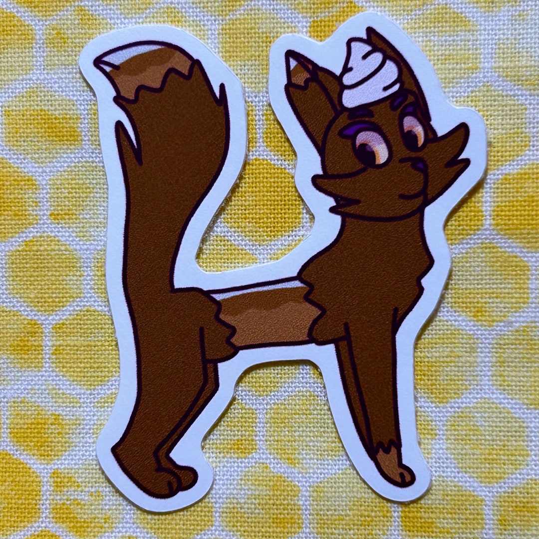 Macchiato Cat Sticker Coffee Cat Coffee Cat Hybrid Kawaii Coffee Cat - Etsy