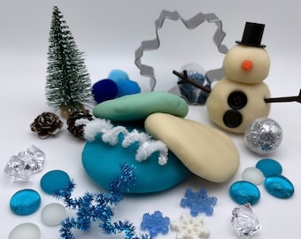 Play Dough Kit, Christmas Play Dough Kit, Penguin Play Dough Kit ...