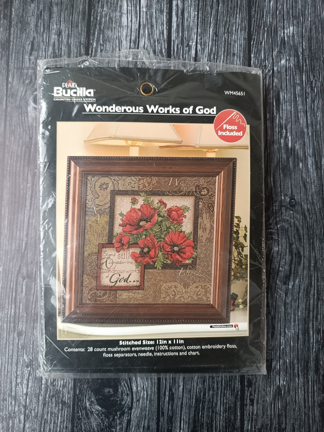 Cross-stitch Kit, Embroidery Kit, DIY Cross-stitch Set, Cross-stitch ...