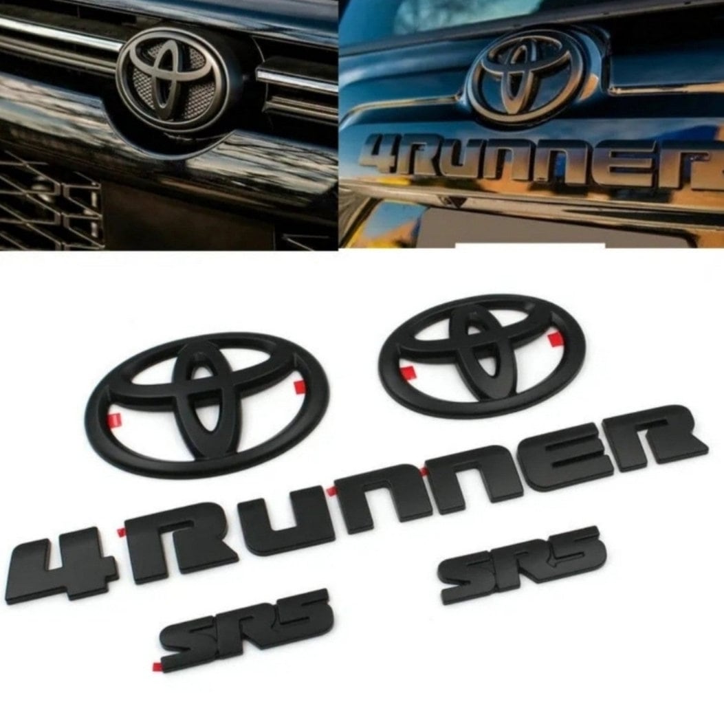 2014-2024 TOYOTA 4RUNNER SR5 Matte Blackout OVERLAY KIT - Etsy